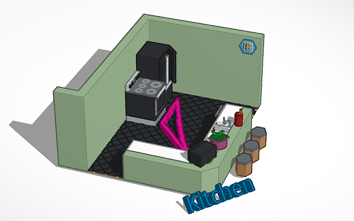 3D design Kitchen - Tinkercad