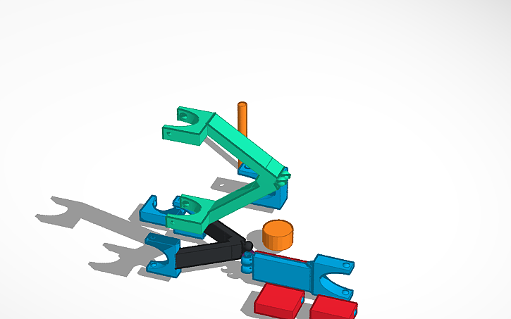 3D design bike rack att - Tinkercad