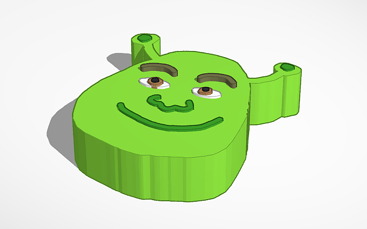 3D design Shrek - Tinkercad