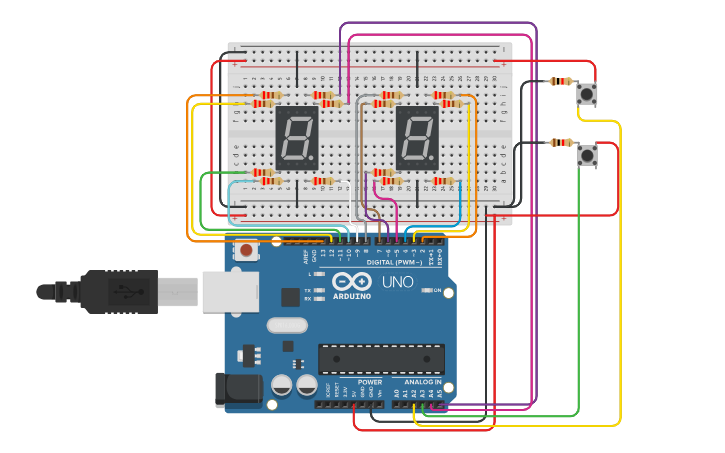 Circuit design 2º Projeto da quinzena | Tinkercad