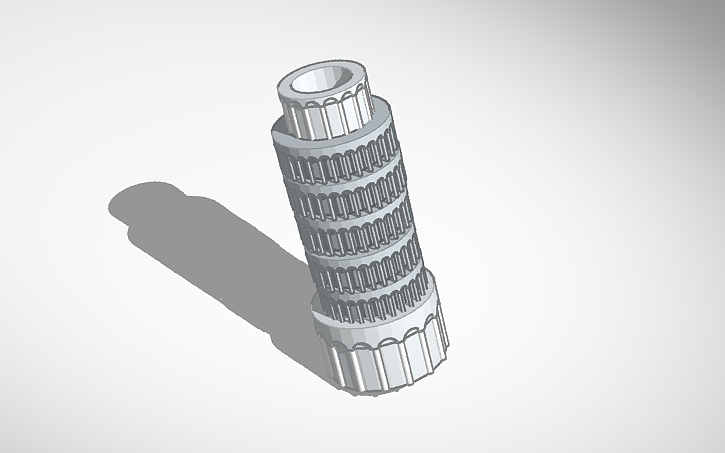 3D design Torre Da Piza Maria - Tinkercad 3D design Torre Da Piza Maria - Tinkercad