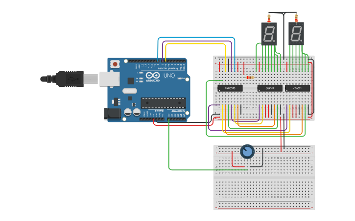 Circuit design Exercício 01 | Tinkercad