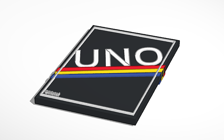 3D design Retro uno card | Tinkercad