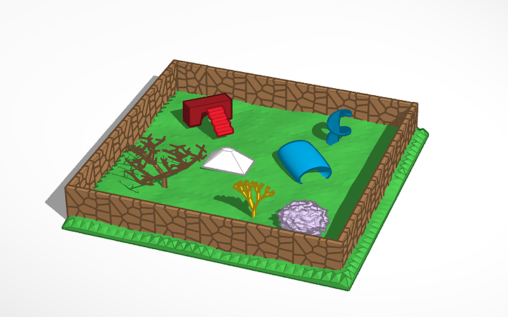 3D design Red Panda Habitat2 | Tinkercad