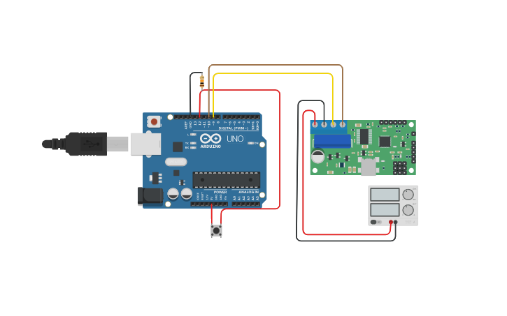 Circuit design GSM SMS Project - Tinkercad