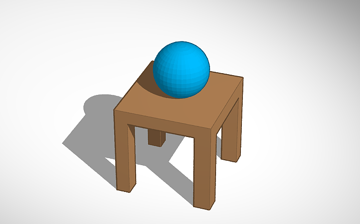 3D design table | Tinkercad