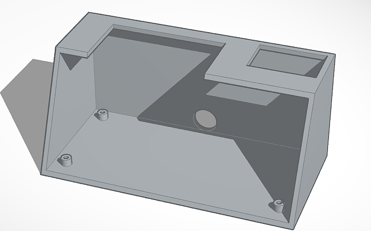 3D design LCD HOUSING BOX - Tinkercad