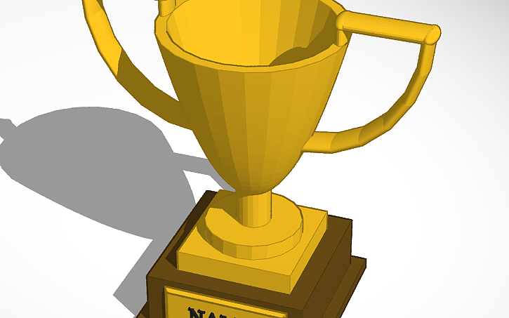 3D design Trophy - Tinkercad