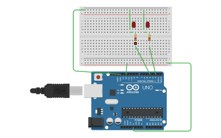 Circuit design if/else statement | Tinkercad