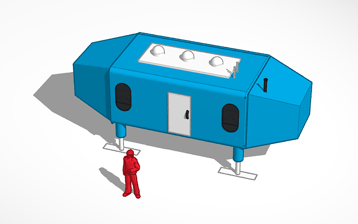3d Design Cold Weather Research Station Tinkercad