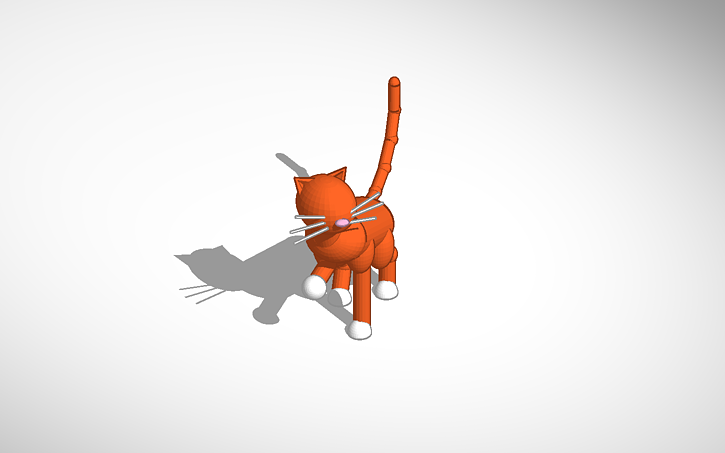 3D design Cat - Tinkercad