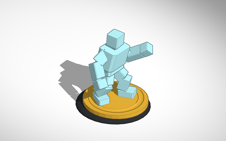 3D design 3D Statue Of Scott Cawthon (Add supports urself -_-) | Tinkercad