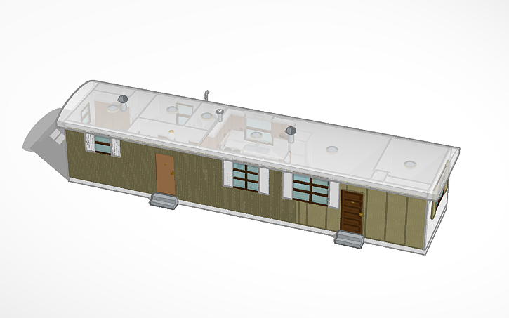 3D design Mobile Home - Tinkercad