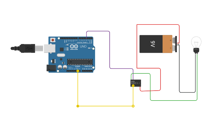 Circuit Design Jessicarelay Bulb Arduino Task1 Tinkercad 4334