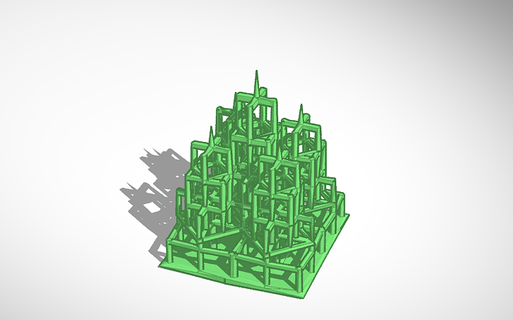 3D design The Tower of Three Shapes | Tinkercad