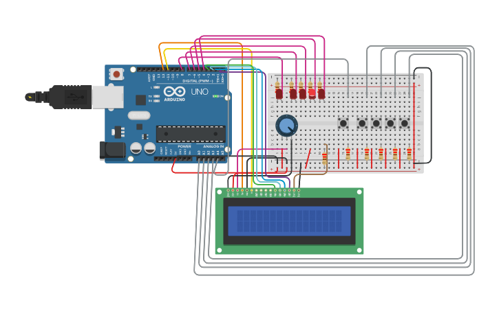 Circuit design Workshop 5 Completed - Tinkercad