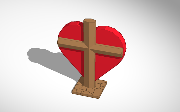 3D design Cross - Tinkercad