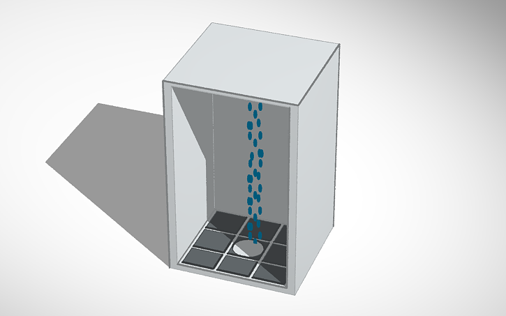3D design Tiny house shower - Tinkercad