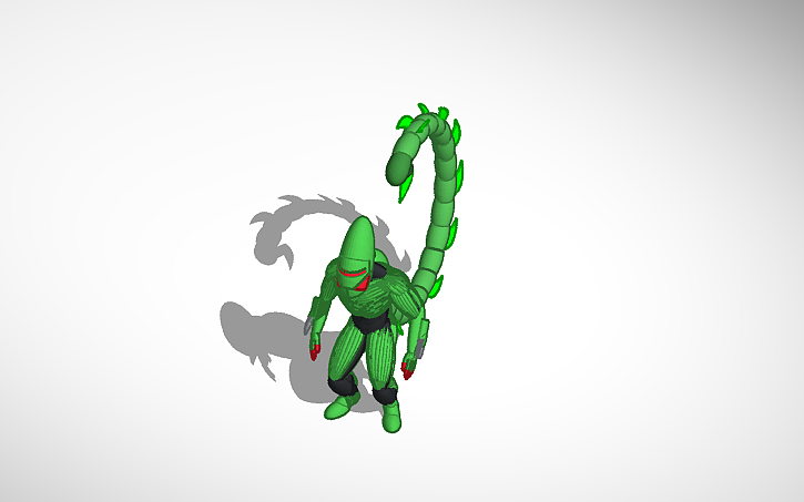 3D design Scorpion - Tinkercad