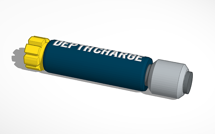 3D design MK-80 depth charge - Tinkercad