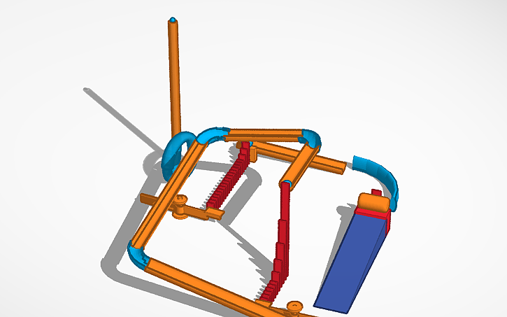 3D design chain reaction (in progress) - Tinkercad