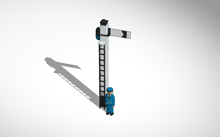 3D design Thomas and Friends Signal - Tinkercad