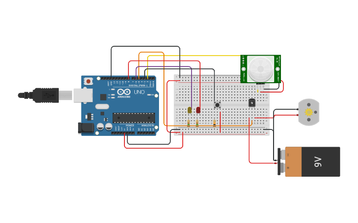 Circuit design Copy of Projeto Mic. - Tinkercad