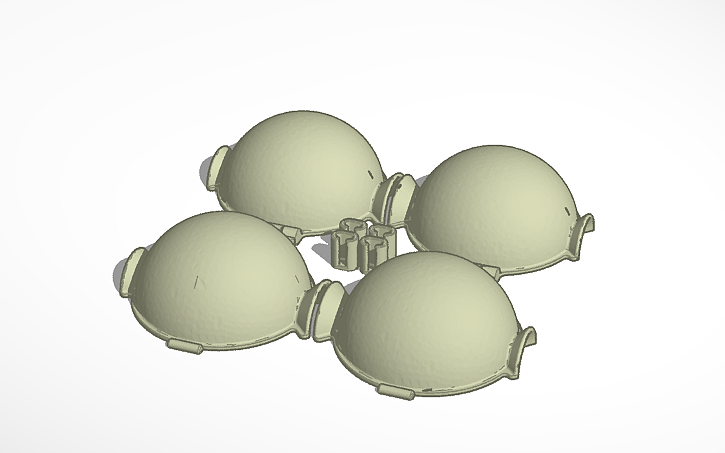 3D design Rooting Ball Plant Growing Box 18mm ver.1 Small - Tinkercad