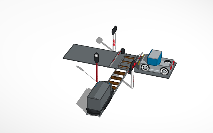 3D design railroad | Tinkercad