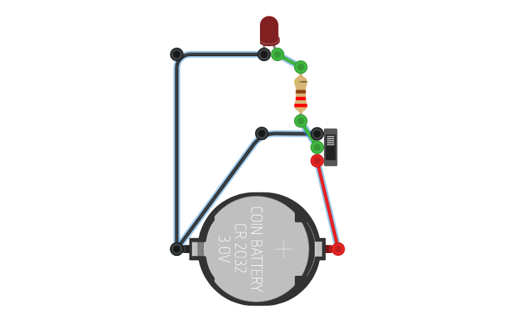 Circuit Design Led Swich Tinkercad