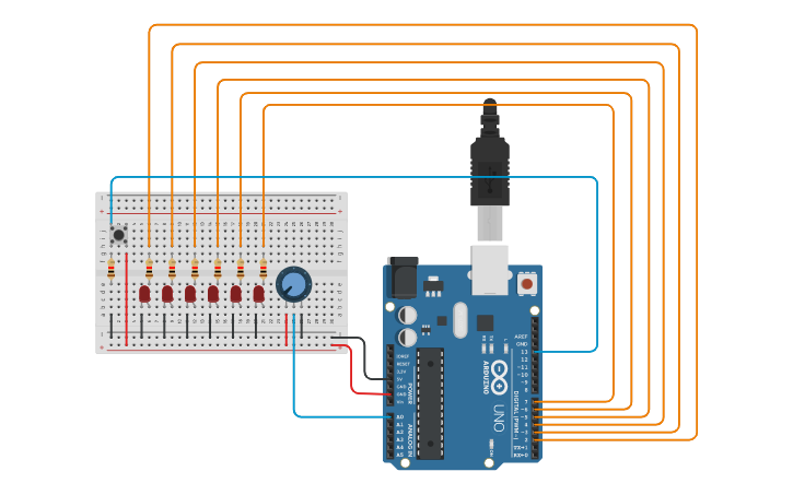 Circuit Design Final Lab Exam Tinkercad