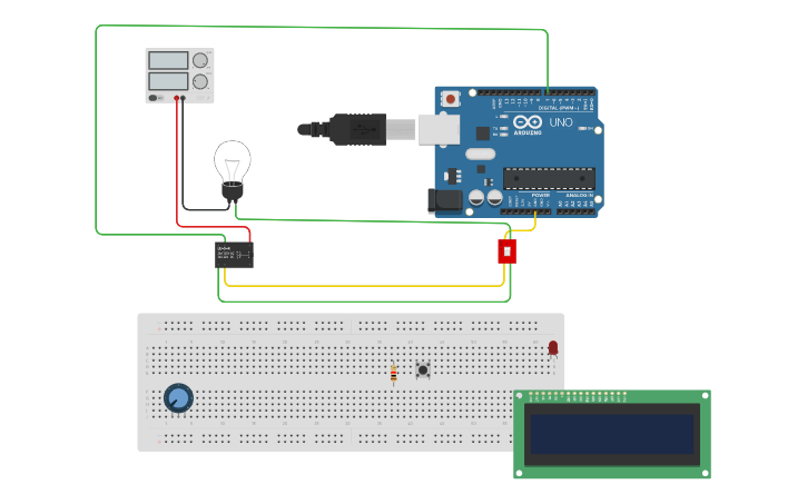 Circuit design Ligar Motor - Tinkercad Circuit design Ligar Motor - Tinkercad