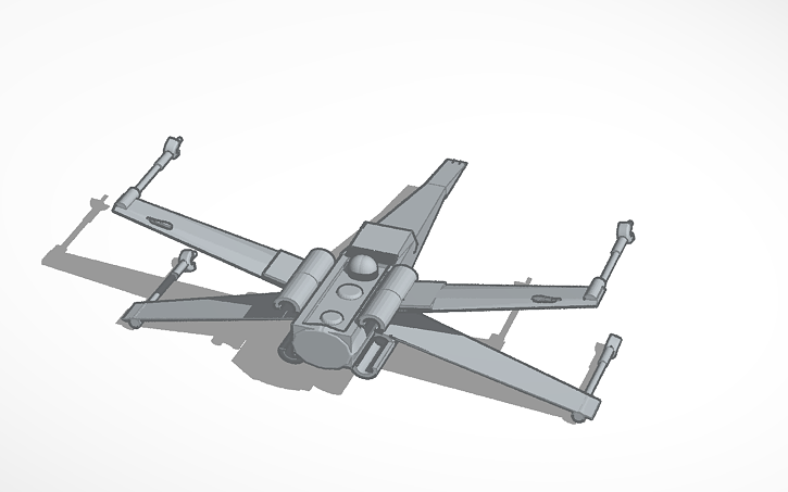 3D design X Wing Model | Tinkercad