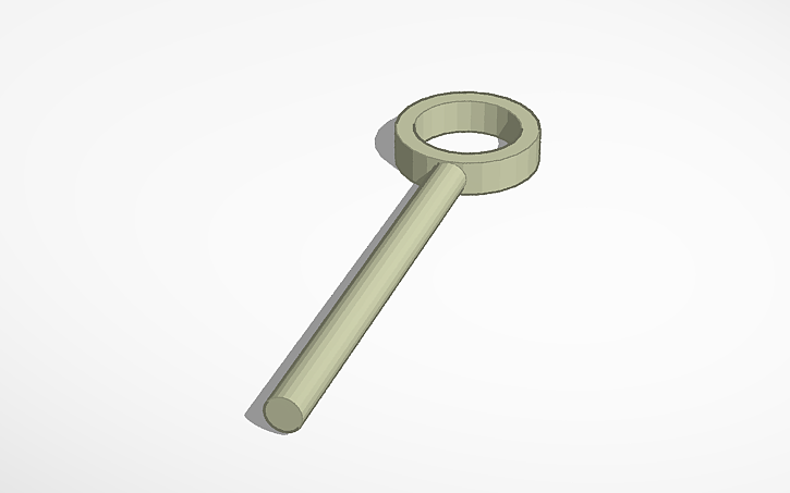 3D design pin - Tinkercad