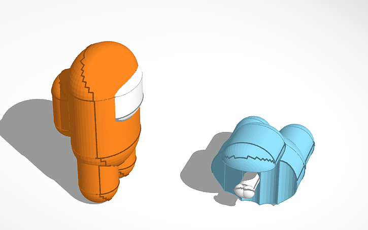 3D design amongus | Tinkercad