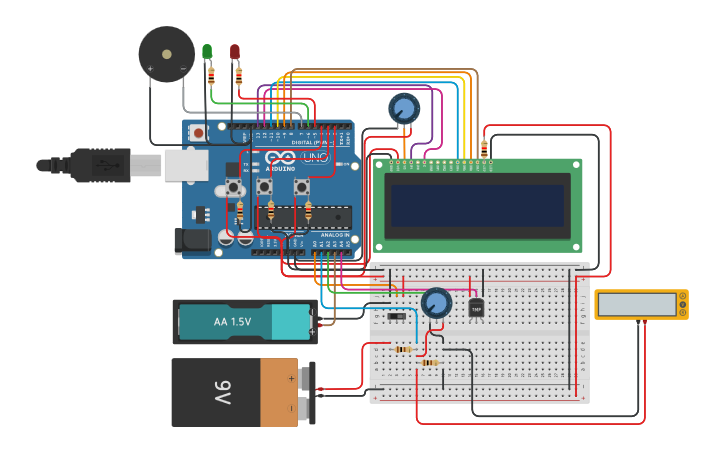 Circuit design Copy of ADC - Tinkercad