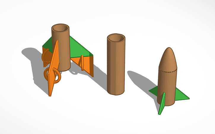 3D design SMG Rocket | Tinkercad