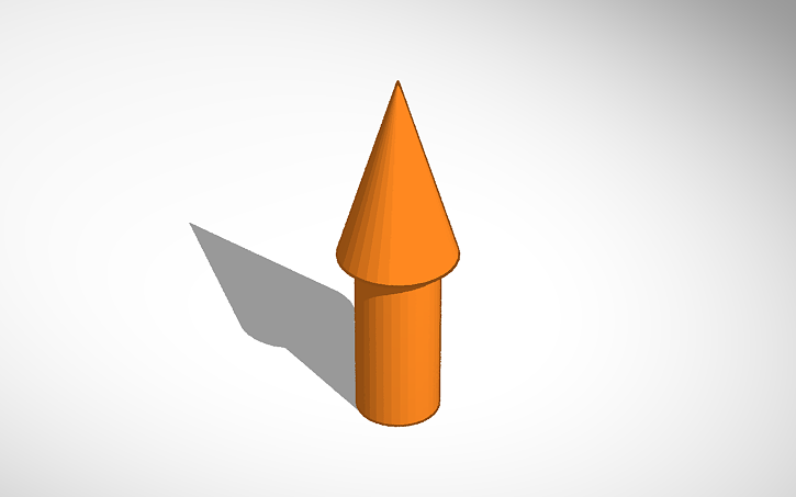 3D design Arrow tip - Tinkercad