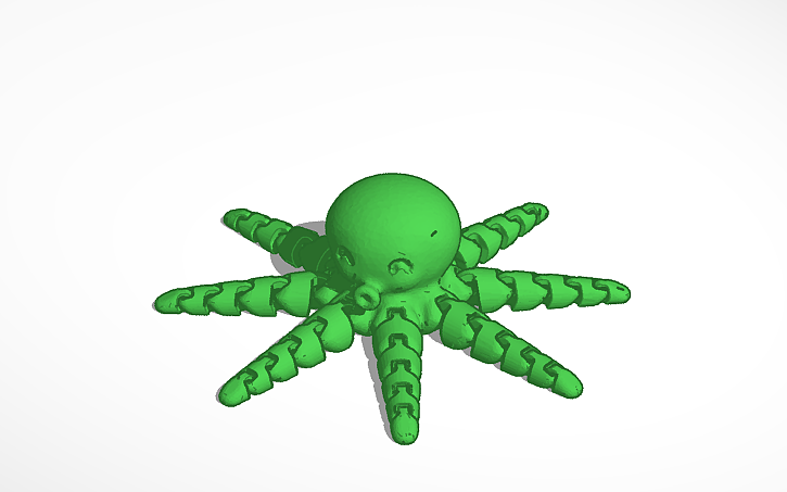 3D design Octopus Fidget - Tinkercad