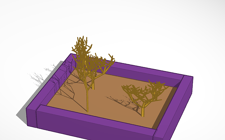 3D design Plant box - Tinkercad