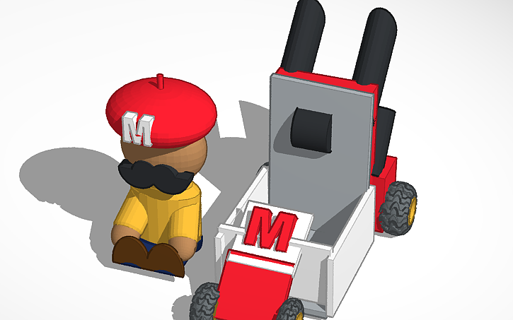 3D design mario kart - Tinkercad