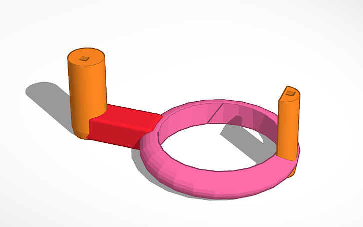 3D design Long handle top - Tinkercad