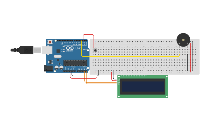 Circuit Design Alarm Clock Tinkercad