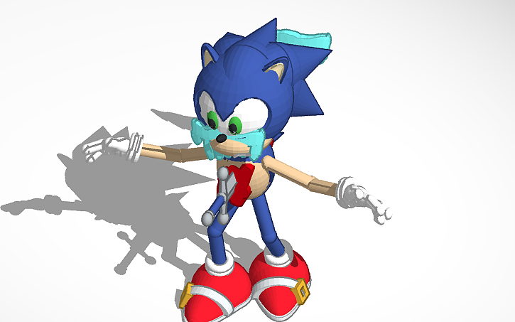 3D design Sonic's Sacrifice😭 | Tinkercad