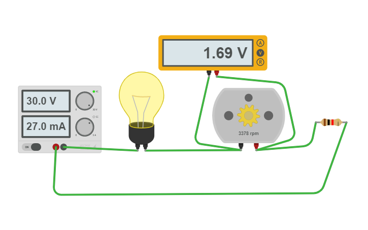 Circuit Design Measure The Voltage Drop Across 3 Components In Series