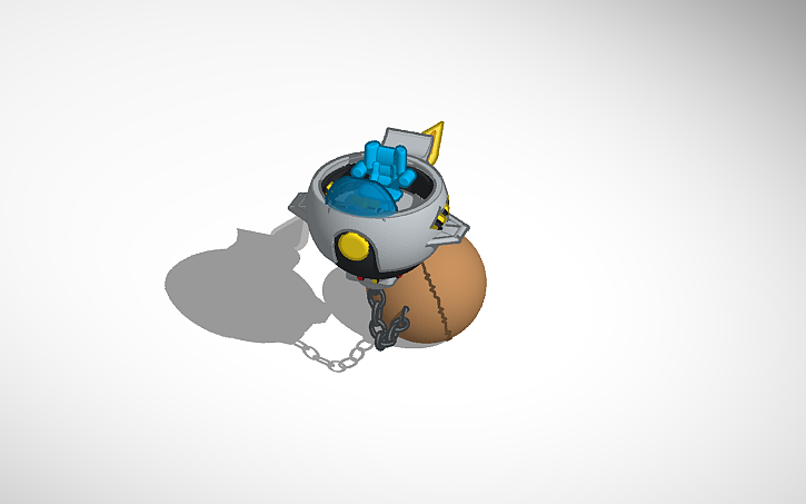 3D design the egg mobile from sonic 1 + wrecking ball and robotnik ...