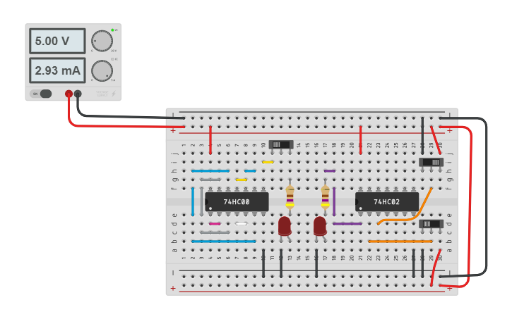 Circuit design Tarefa Pratica - Tinkercad
