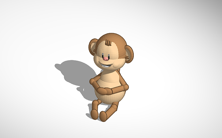 3D design Monkey - Tinkercad