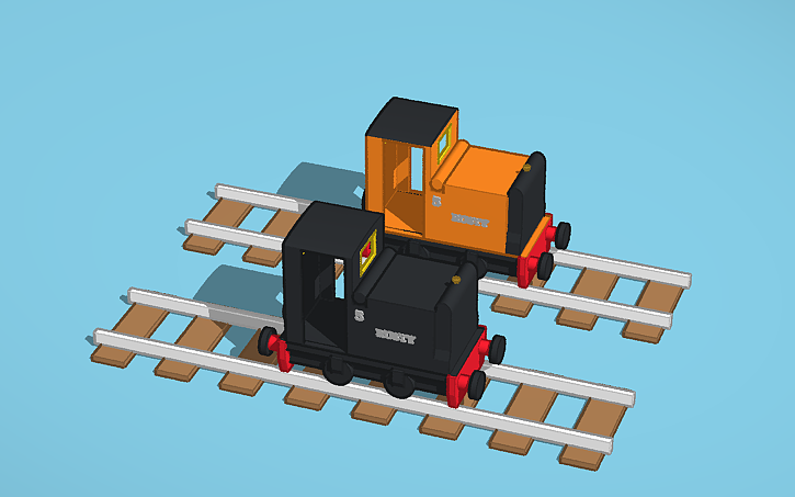 3D design Rusty The Hardworking Diesel - Tinkercad