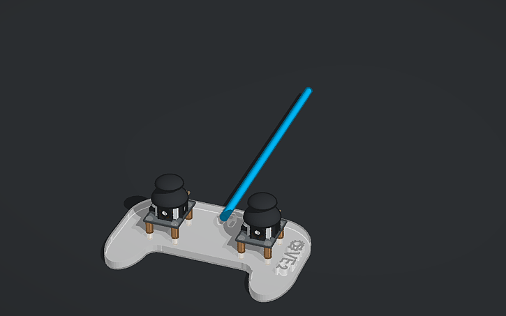 3D design VE2-Controller - Tinkercad